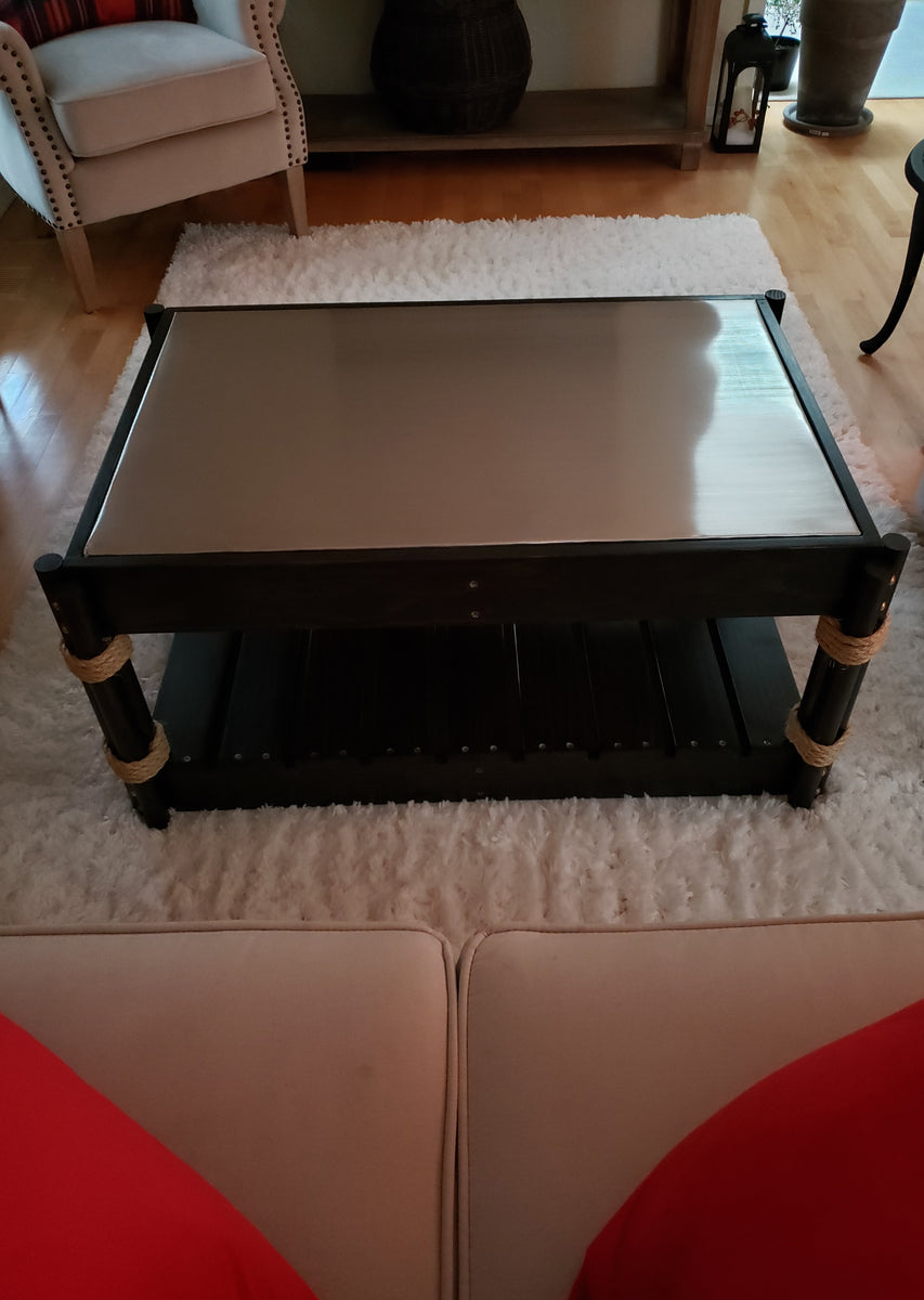 Stainless Steel Dockside Coffee Table – Dock of the Bay Design